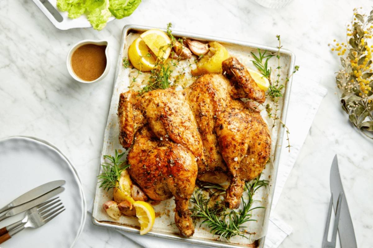 Butterflied Roast Chicken- IGA Tasmania